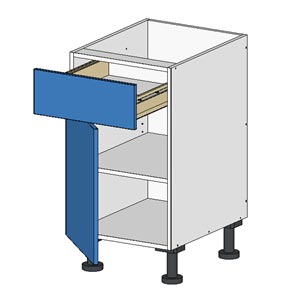 Flatpack Base Cabinet w Left Door and Drawer | goFlatpacks