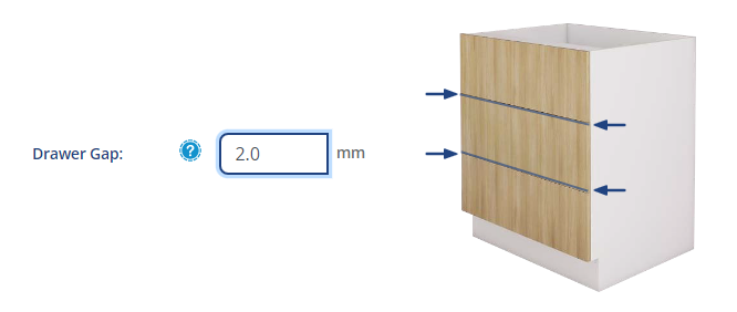drawer-gap | goFlatpacks